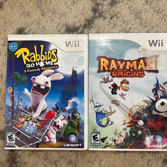 Nintendo | Video Games & Consoles | Wii Rayman Origins And Wii Rabbids ...